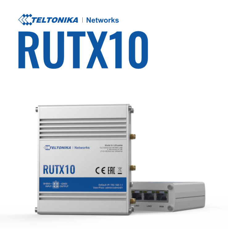 Teltonika · Router · RUTX10 · Ethernet Router, 4x Gigabit LAN Port ...