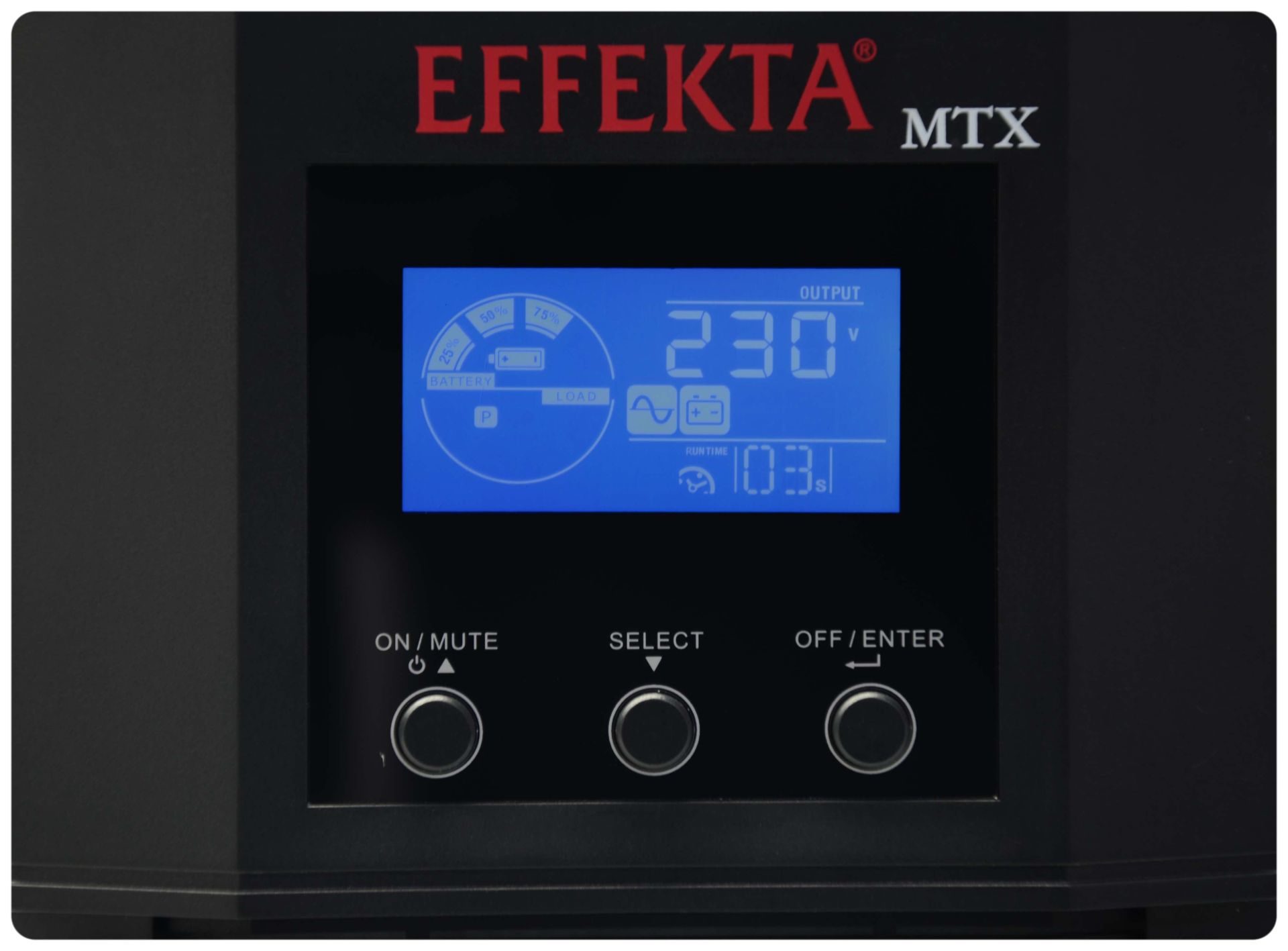 Effekta MTX-XL Lineinteraktive USV, 2000VA, 26min bei cos phi 0,7 ...